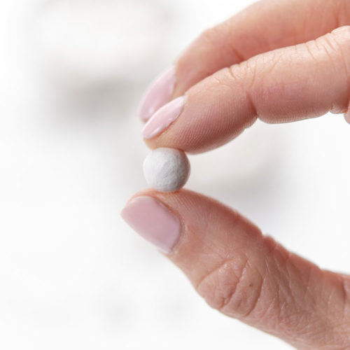 10mm paper spun balls by Lia Griffith for Felt Paper Scissors shop