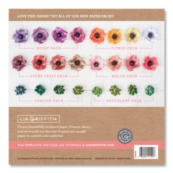 Craft Paper – Berry Pack by Lia Griffith - Felt Paper Scissors Shop