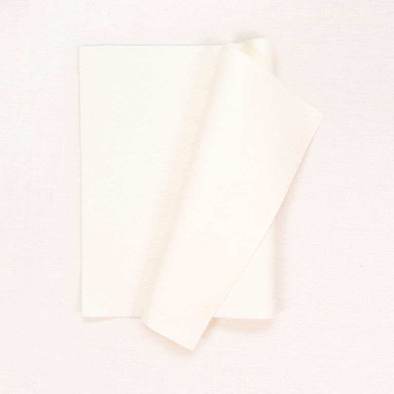 Salmon color felt - Felt Paper Scissors Shop by Lia Griffith