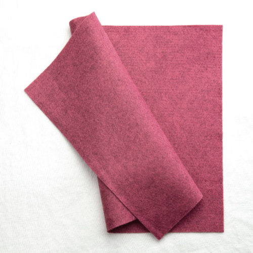 Raspberry color felt - Felt Paper Scissors by Lia Griffith