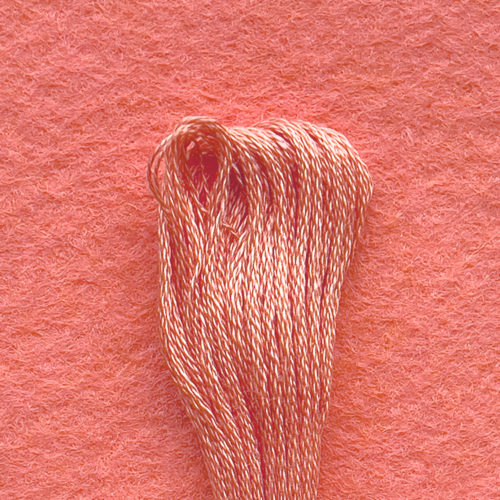 Coral color felt - Felt Paper Scissors shop by Lia Griffith