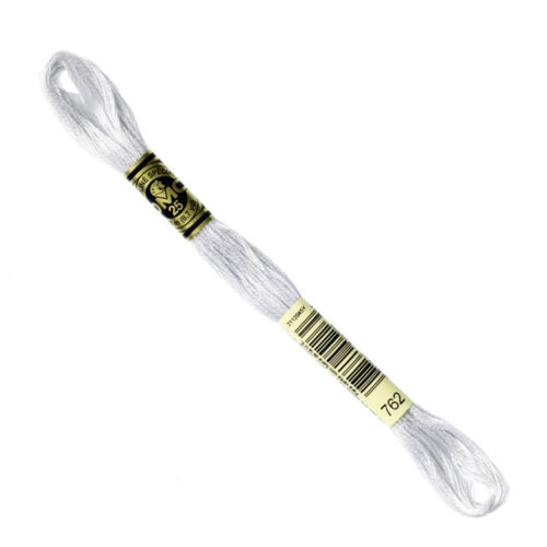 DMC Embroidery Floss - Very Light Pearl Gray 762 - Felt Paper Scissors