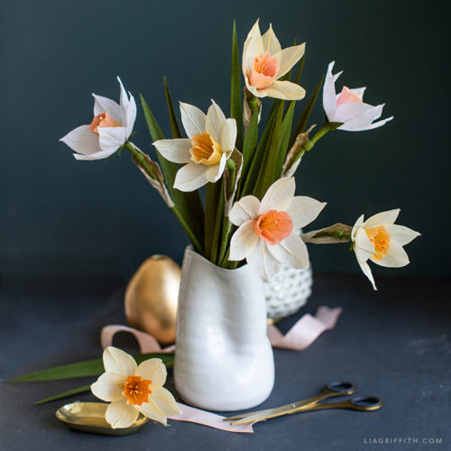 Crepe Paper Freesia Commercial Use Pattern - Felt Paper Scissors