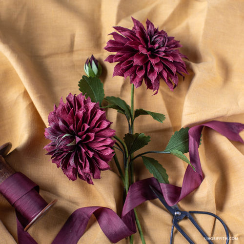 Crepe Paper Mistletoe Commercial Use Pattern Felt Paper Scissors