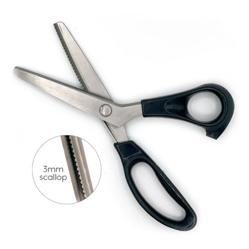 Scallop shaped pinking shears - Felt Paper Scissors shop