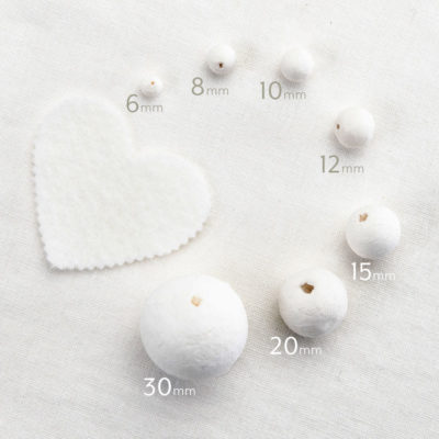 8mm paper spun balls - by Lia Griffith for Felt Paper Scissors shop