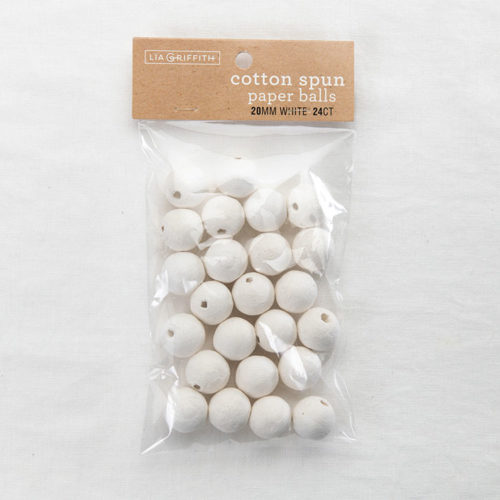 20mm Cotton Spun Balls by Lia Griffith - Felt Paper Scissors Shop