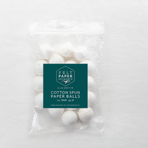 30mm Paper Balls - cotton spun by Lia Griffith - Shop Lia Griffith