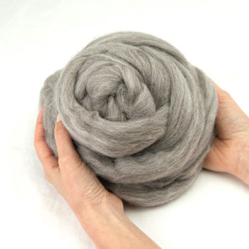 Ashford Corriedale Wool - Natural Medium- Lia Griffith Felt Paper Scissors