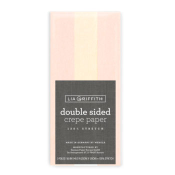 Lia Griffith Double Sided Crepe Paper - Peach/Petal