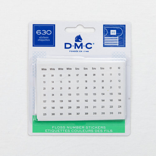 DMC Floss Number Stickers - Lia Griffith - Felt Paper Scissors