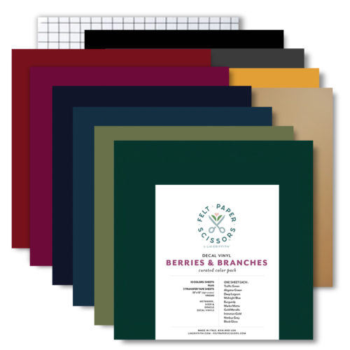 Decal Vinyl by Siser, Metamark and Oracle.