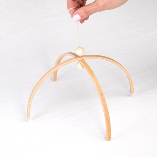 Wood arch mobile - Felt Paper Scissors by Lia Griffith