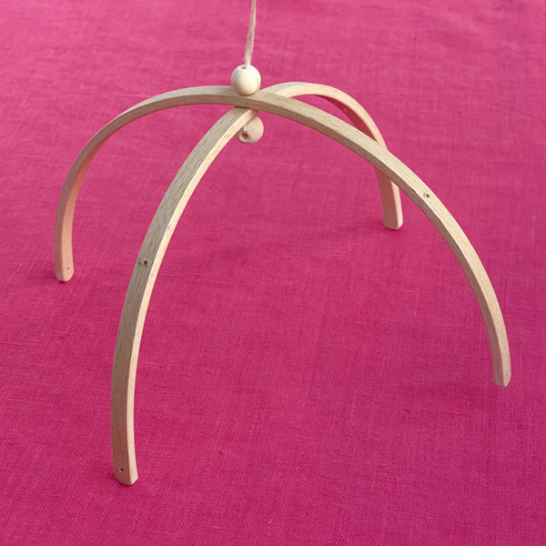 Wood arch mobile - Felt Paper Scissors by Lia Griffith