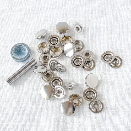 Gold and Silver Snaps - Felt Paper Scissors