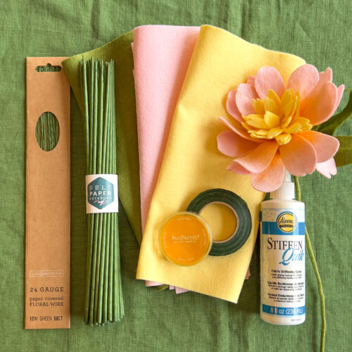 Lia Griffith Felt Peony - Felt Paper Scissors