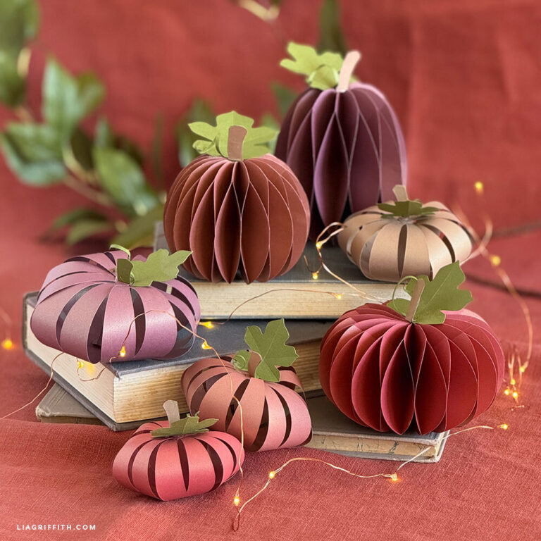 Frosted Paper Pumpkin - Project Bundle (Materials + PDF Download ...